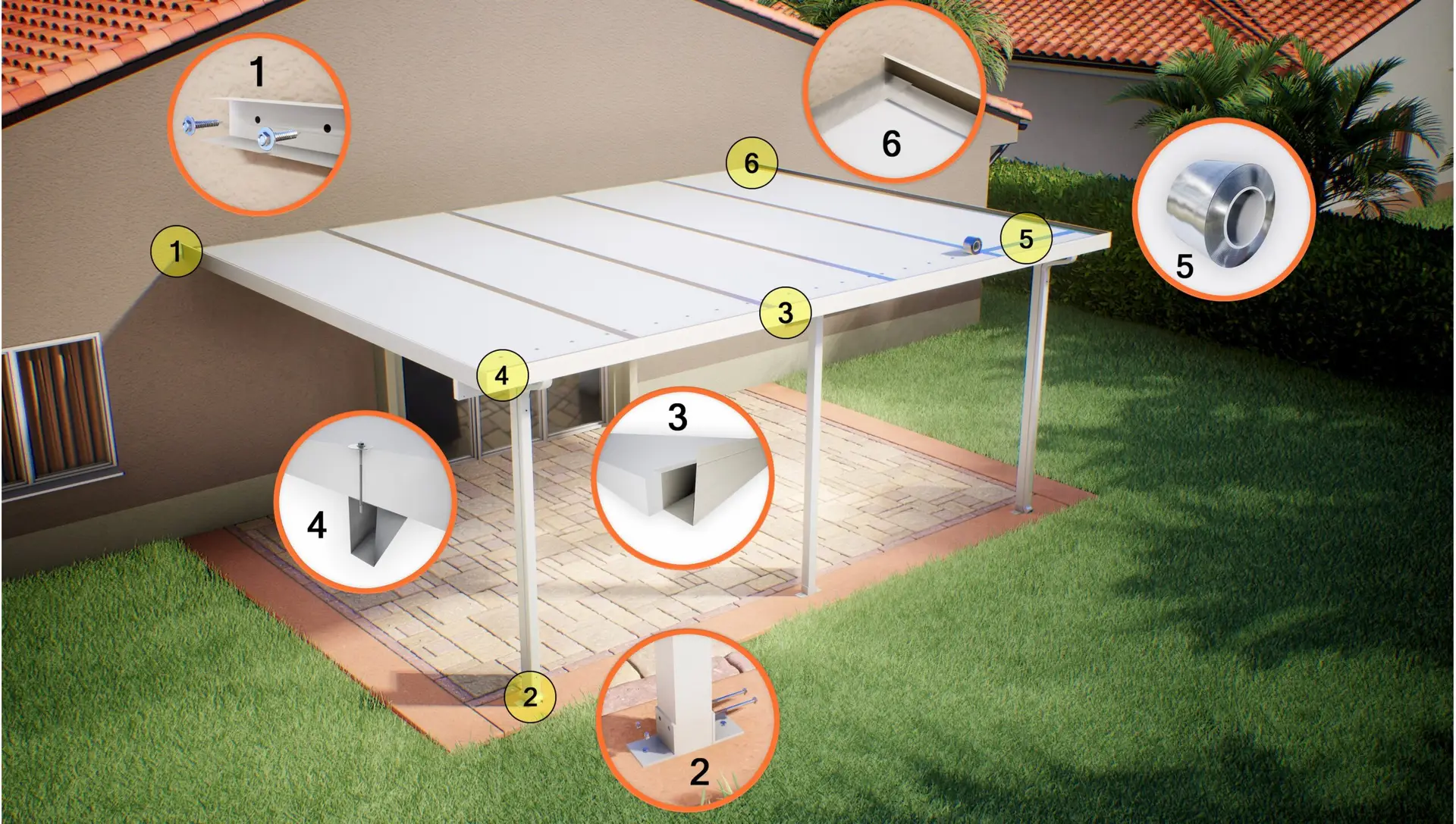 Florida Patio Kit Quote - DIY Aluminum Patio Cover Kits - Alumi-Kit Inc